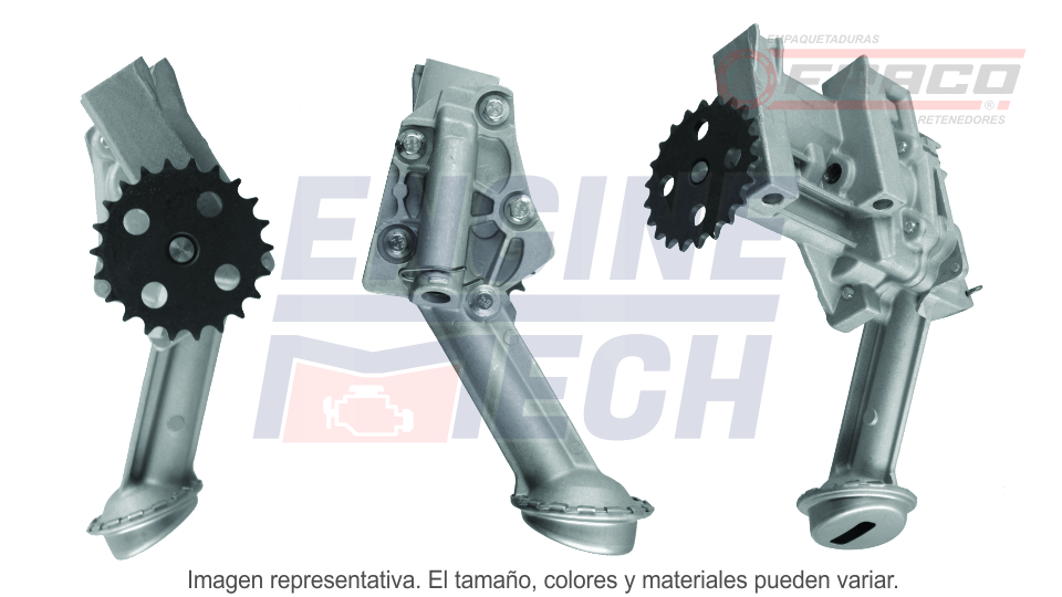 Bomba Aceite Renault Megane 1.6L K4M 22 Dient (Op6540109 - Engmech ...
